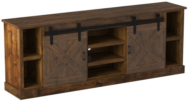 Legends Home Farmhouse 85" TV Console | Pruitt's Fine Furniture ...
