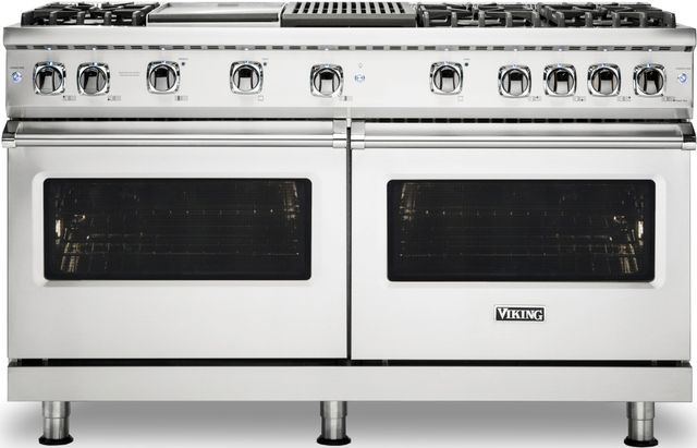 Viking® 5 Series 60" Pro Style Liquid Propane Gas Range with 12 ...