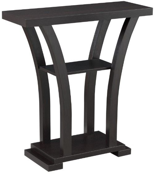 Crown Mark Draper Black Console Table | Fred's Furniture Co & Mattress ...