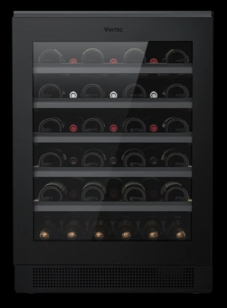 Vintec 24" Matte Black Wine Cooler | Spencer's TV & Appliance | Phoenix, AZ