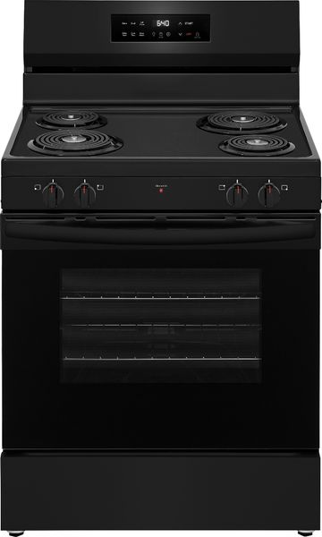 Frigidaire® 30” Black Freestanding Electric Range | Grand Appliance and TV