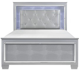 Mazin Furniture Allura Silver Bed Seidel s BrandSource Home Furnishings