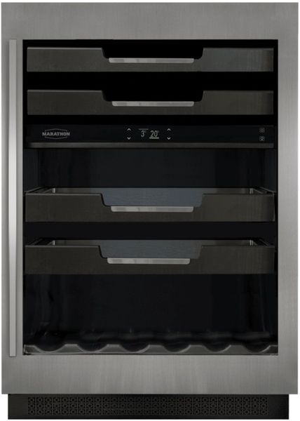 Marathon M4 Series 24” 5.3 Cu. Ft. Stainless Steel Built-In Dual Zone ...