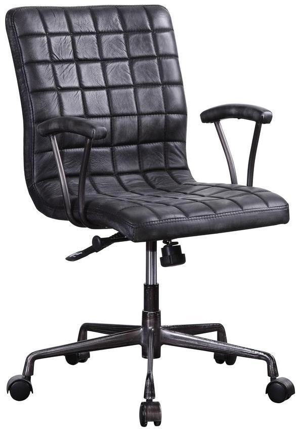 ACME Furniture Barack Aluminum Vintage Black Office Chair Antioch CA