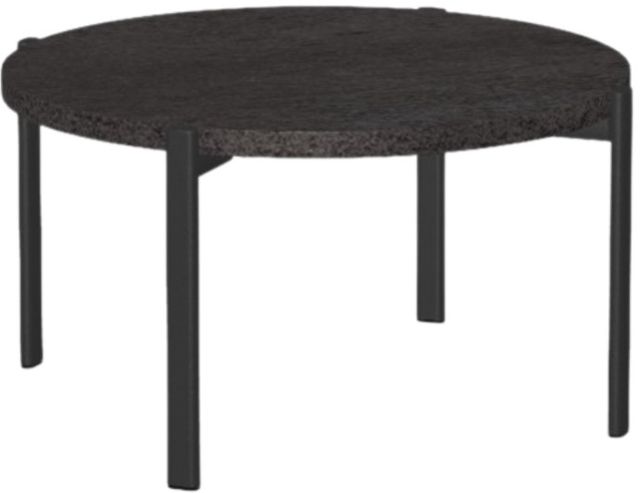 Amisco Maya Basalt 24'' Coffee Table with Black Coral Base | Colder's | Milwaukee Area