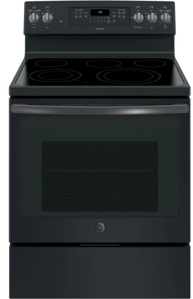 GE® Adora Series 30" Free Standing Electric Convection Range-Black ...