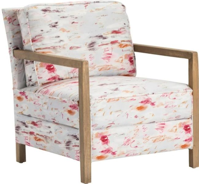 Crestview Collection Laurel White Accent Chair | Appliance Center of ...