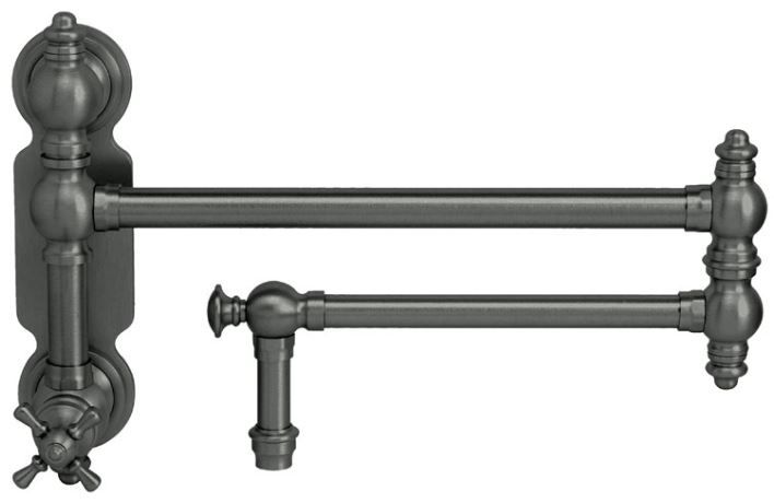 Waterstone™ Graphite Traditional Wall Mounted Pot Filler | Yale ...