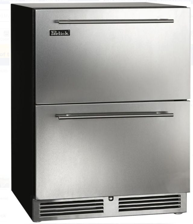Perlick® ADA Compliant Models 24" Stainless Steel Built-In Undercounter ...