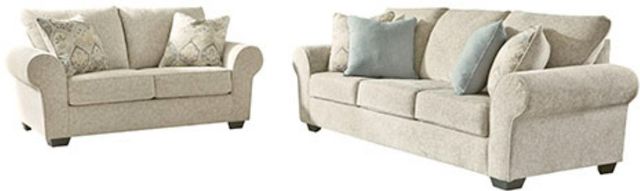Benchcraft® Haisley 2-Piece Ivory Living Room Set | Fischer Furniture ...