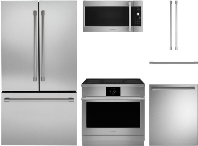 Monogram® 5 Piece Stainless Steel Kitchen Package | Appliance Center of ...
