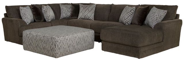 Jackson Furniture Galaxy 4-Piece Chocolate Right Side Facing U-Shape ...