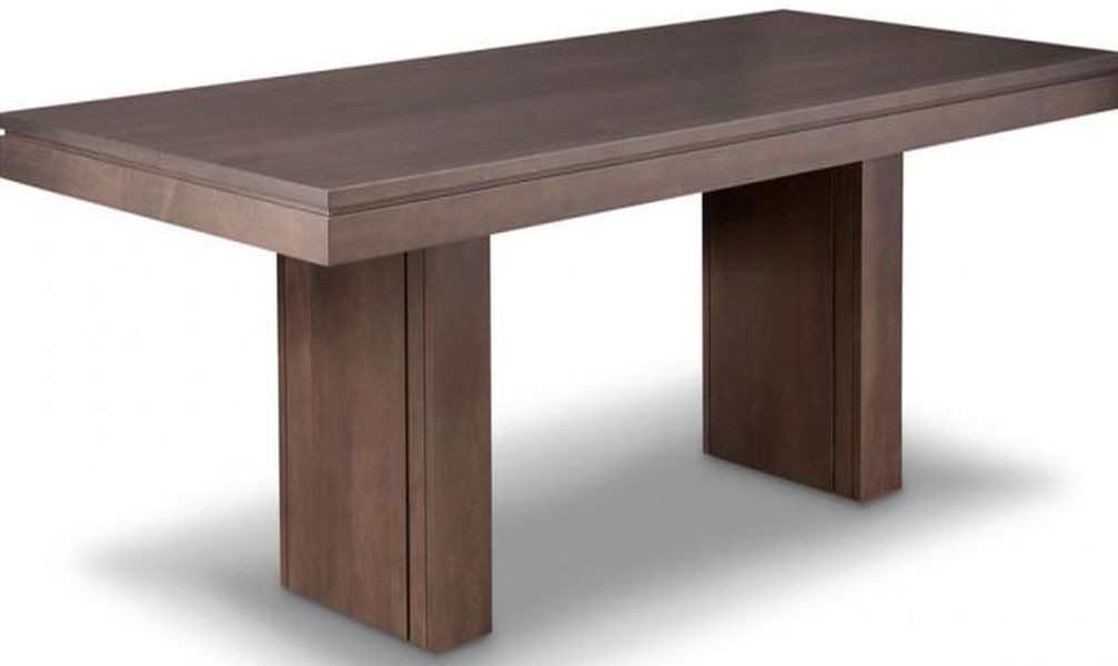 Handstone Customizable Cordova Maple 48x96 Solid Top Dining Table with ...