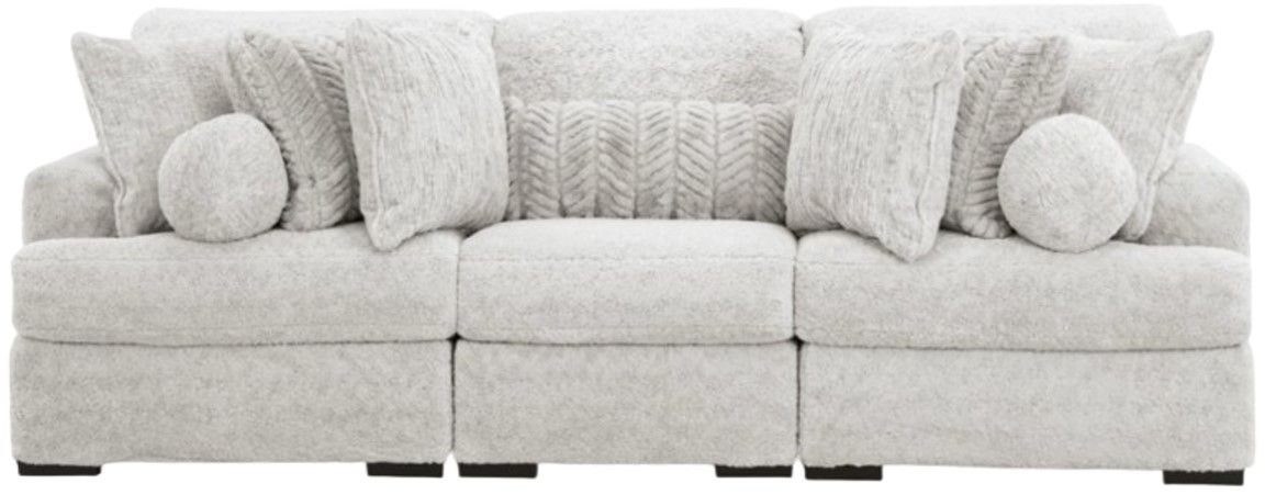 Signature Design by Ashley® Cuddle Plush 3-Piece Arctic Small Spaced ...