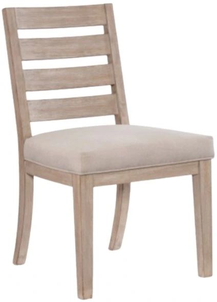 Legacy Classic Westwood Beige/Weathered Oak Wood Back Side Chair ...