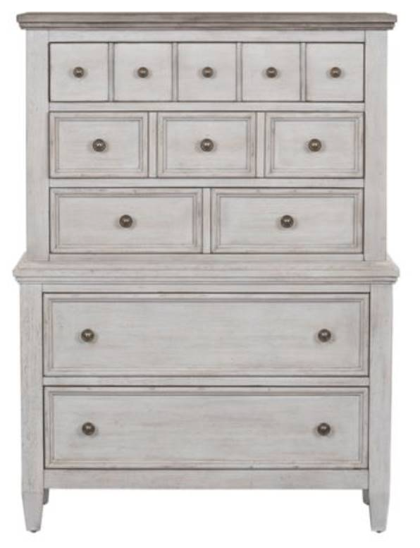 Liberty Furniture Heartland 4 Piece Antique White Queen Bedroom Set Furniture Express Valdosta GA