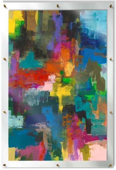 Harp & Finial® Surge Multi-Colored Large Wall Art | Hubbard and Hoke ...