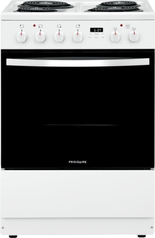 Frigidaire® 24'' White Freestanding Electric Range | Barber & Haskill