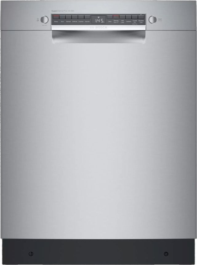 Bosch® 800 Series 24" Stainless Steel Front Control Built In Dishwasher