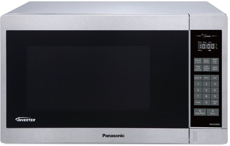 Panasonic® Genius® Inverter® 1.3 Cu. Ft. Stainless Steel Microwave ...