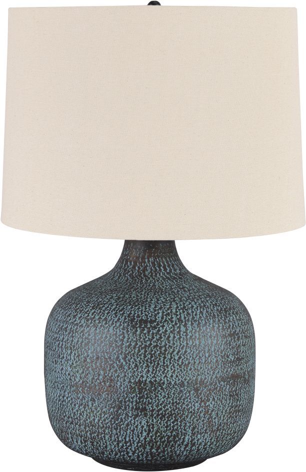 Signature Design by Ashley® Malthace Patina Table Lamp | Big Sandy ...