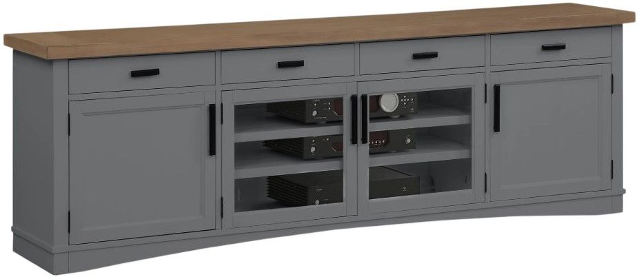 Parker House® Americana Modern Dove TV Console | Fischer Furniture ...