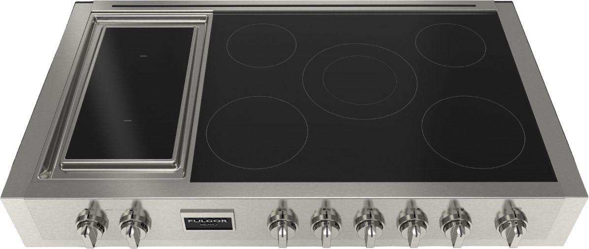 Fulgor Milano Sofia 48" Stainless Steel Pro Induction Cooktop | Albert ...
