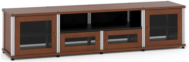 Salamander Designs® Synergy Model 245 AV Cabinet-Dark Cherry/Aluminum ...
