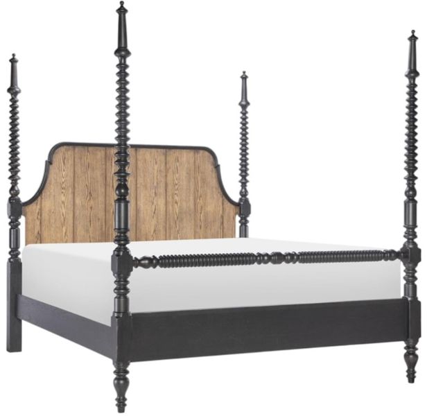 Legacy Classic Vintage Market Barnwood Oak/Kettle Black Queen Poster ...