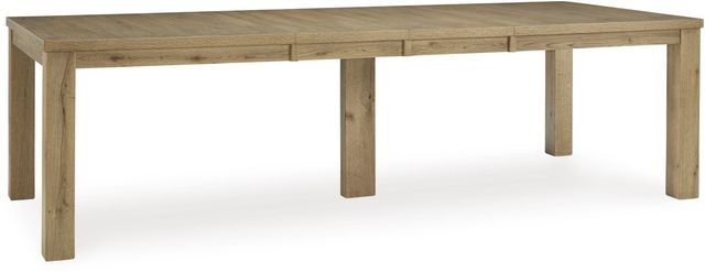 Signature Design by Ashley® Galliden Light Brown Dining Extension Table ...