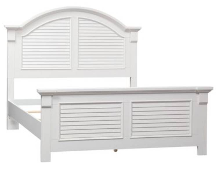 Liberty Furniture Summer House I Oyster White Panel Bed Store For Homes Furniture Flooring Newton IA
