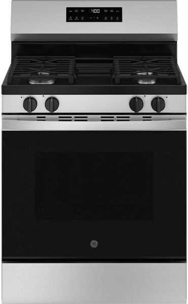 GE® 400 Series 30" Stainless Steel Freestanding Gas Range | Spencer's ...
