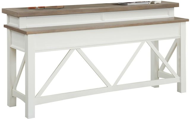 Parker House® Americana Modern Cotton Console Table with Brown Top ...