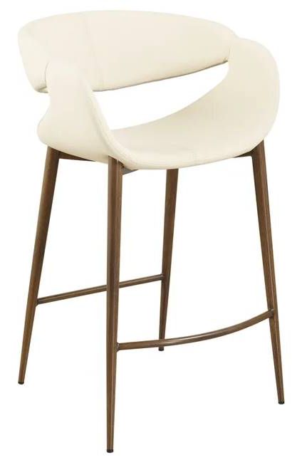 StyleCraft Ivory/Walnut Counter Stool | Fischer Furniture | Rapid City, SD