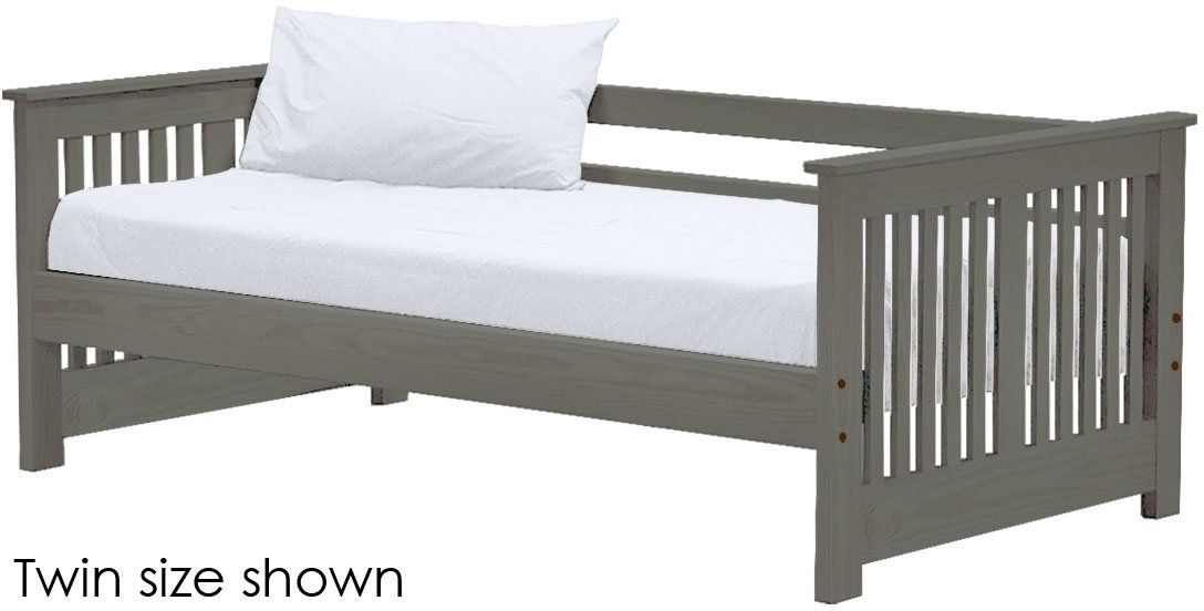 Lit de jour simple XL Shaker de Crate Designs™ Furniture - Graphite ...