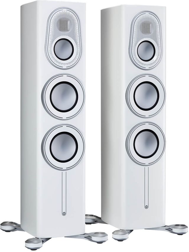 Monitor Audio Platinum Series 3G 6" Pure Satin White Floor Standing ...