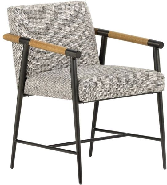 Four Hands Rowen Black/Thames Raven Dining Chair | Karvonen’s
