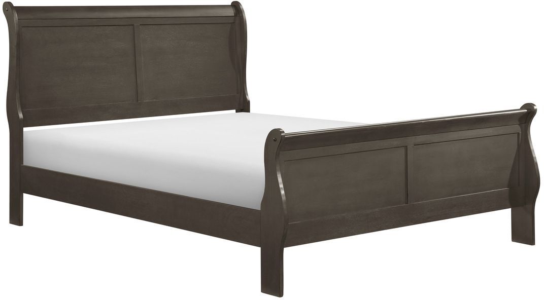 Homelegance® Mayville Stained Gray Eastern Full Sleigh Bed | Fischer ...