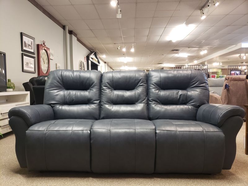 Best Home Furnishings® Unity Leather Power Space Saver® Reclining Sofa ...