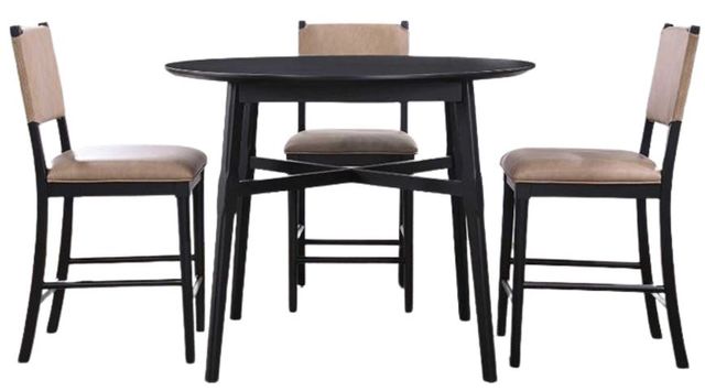 Steve Silver Co. Oslo 5-Piece Beige/Midnight Counter Set | Jarons ...