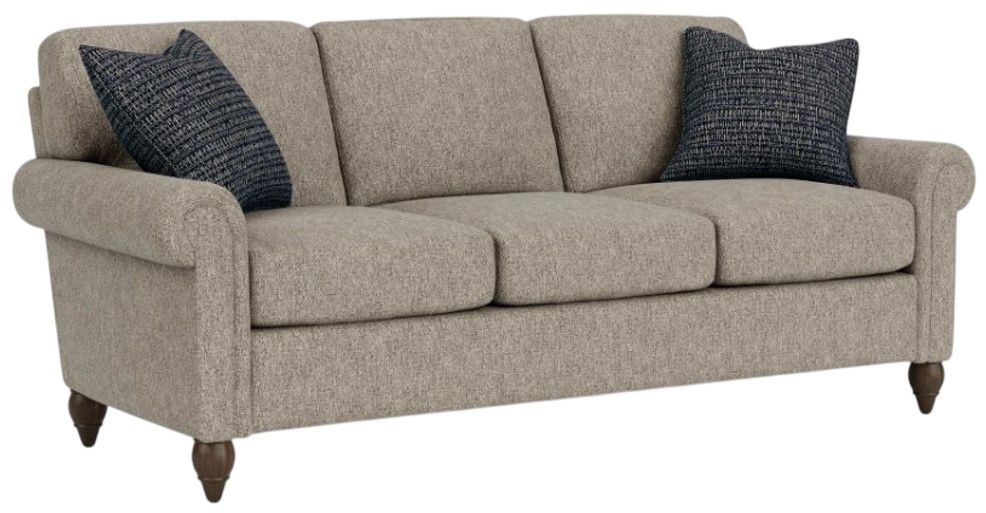 Flexsteel® Moxy Silver Muslin Sofa | Colder's | Milwaukee Area