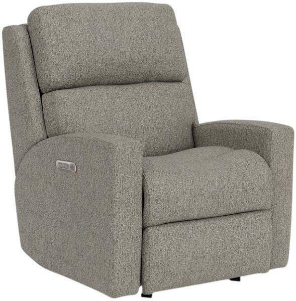 Flexsteel® Catalina Slate Power Rocking Recliner with Power Headrest ...