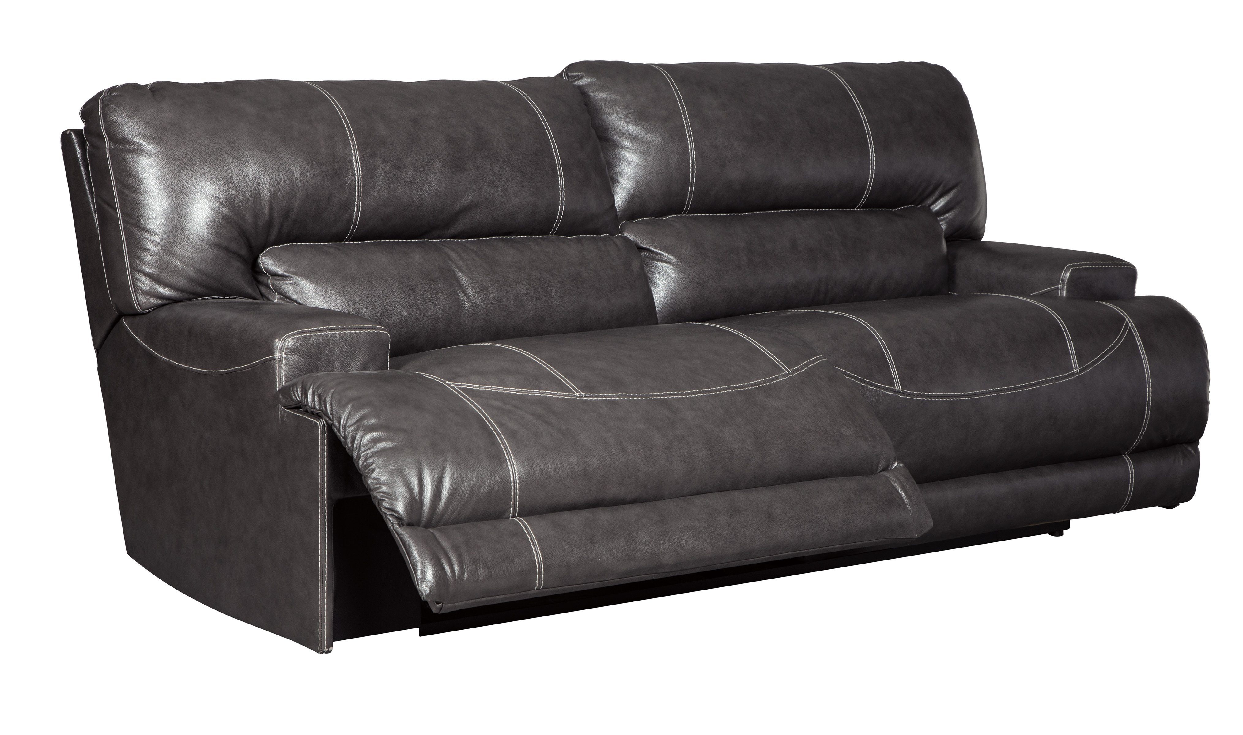 Signature Design by Ashley McCaskill Gray Reclining Sofa Furniture Barn St Paul MN