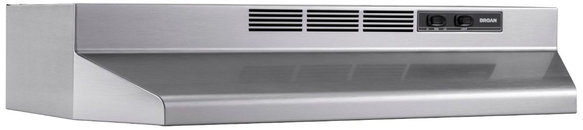 Broan® 41000 Series 30" Fingerprint Resistant Stainless Steel Under ...