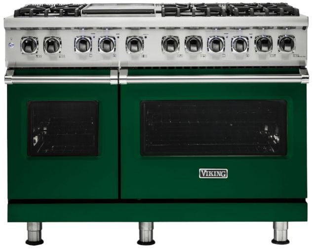 Viking® 5 Series 48" Ivy Natural Gas Dual Fuel Range | Stewart's TV ...