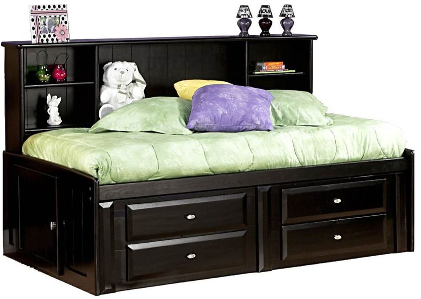 Trendwood Laguna Roomsaver Black Cherry Full Bed with Underdresser ...
