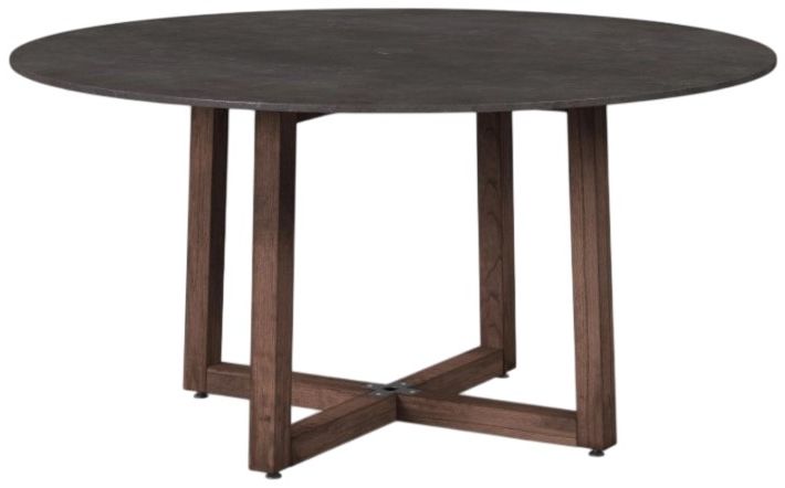Flexsteel® Outdoor Nova Dark Brown Large Round Dining Table | Fitzgerald Home Furnishings ...