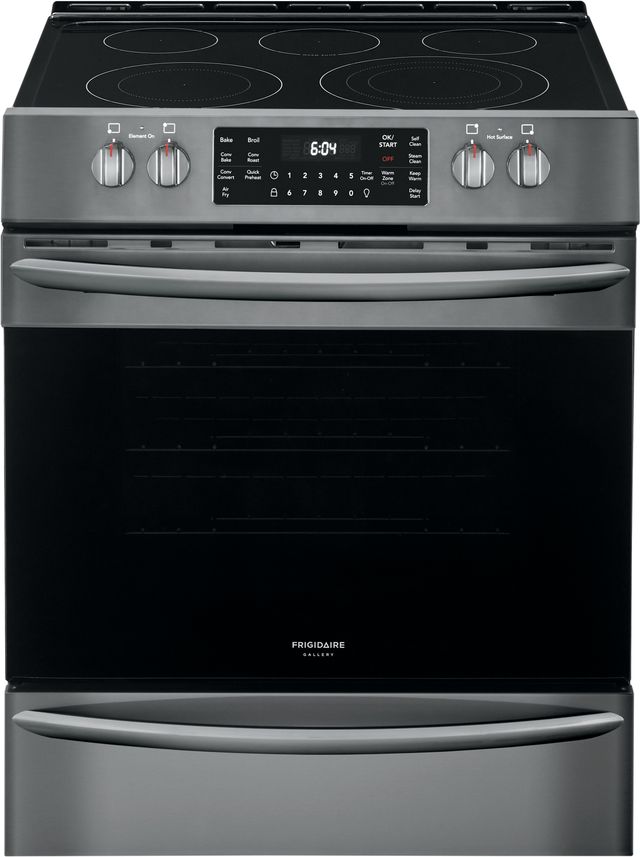 Frigidaire Gallery® 30" Black Stainless Steel Free Standing Electric ...