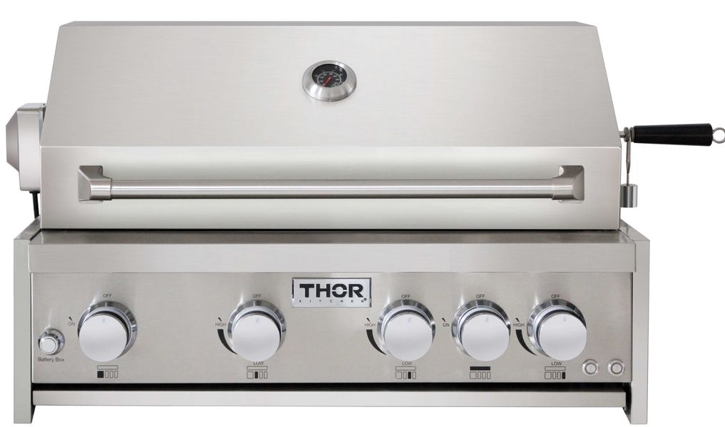 Thor Kitchen® 4-Burner Stainless Steel Built In Liquid Propane Gas ...