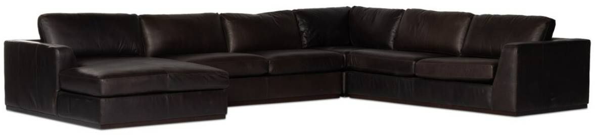 Four Hands Colt 4-Piece Heirloom Cigar Left-Arm Facing Chaise Sectional ...